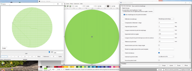 InkStitch - basic usage - EMBROIDERY-PRO