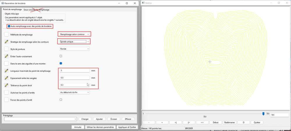 InkStitch - basic usage - EMBROIDERY-PRO