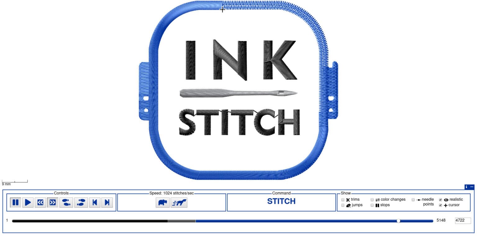 InkStitch - basic usage - EMBROIDERY-PRO