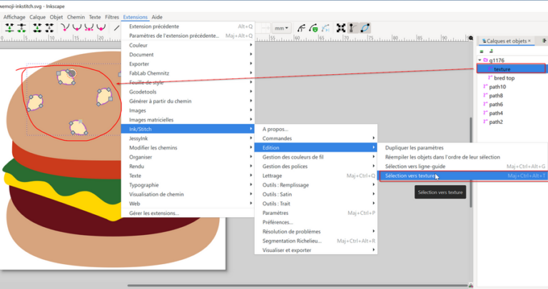 InkStitch - basic usage - EMBROIDERY-PRO